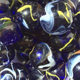 Glasmurmel 35mm - Michelangelo der murmelprinz